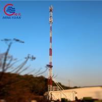 China Galvanized Triangular Self Supporting Cell Tower 30m 45m 60m Q355B GSM Transmission Antenna for sale
