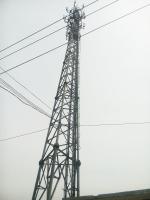 China Hot Dip Galvanized Steel Utility Poles Conforming to ASTM A123 / Torlance Of Dimenstion -2% for sale