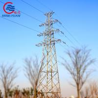 China Terminal Transmission Line Steel Pole Tower  66kV 120KM/H for sale