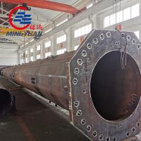 China 15m To 18m High Mast Steel Street Light Pole 30m  Q235B Steel for sale