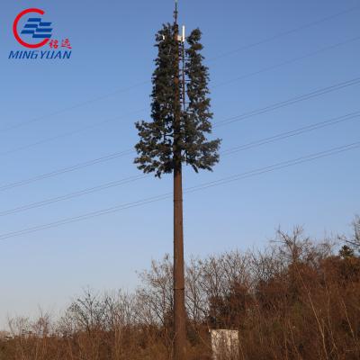 China Palm Tree Telecom Tower Rentals Galvanized Steel Poles for sale