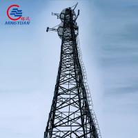 China 55 Meter Antenna Mast Tower 4 Leg Tubular Telecommunication Cell Tower for sale
