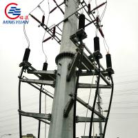 China Tubular Steel Electric Transmission Tower 1000kv Voltage for sale