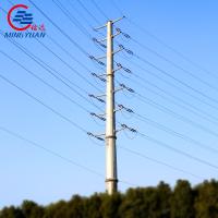 China 35 Kv High Tension Electric Power Transmission Tower Galvanized Steel for sale