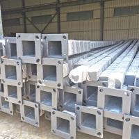China Conical Tapered CCTV Steel Pole Hot Dip Galvanized 10m Security Camera for sale