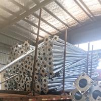 China Conical Tapered CCTV Steel Pole Hot Dip Galvanized 10m Security Camera for sale
