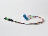 China Customized MPO / MTP-LC Optical Patch Cord Fan Out 0.9mm for sale