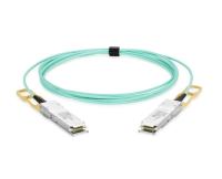 China 3.3V 40G QSFP+ AOC 4 Channel 850nm Parallel Active Optical Cable 300m OM3 for sale