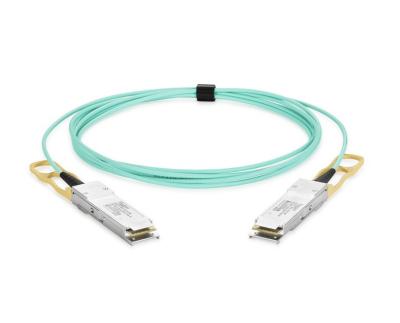 China 3.3V 40G QSFP+ AOC 4 Channel 850nm Parallel Active Optical Cable 300m OM3 for sale