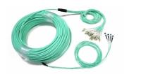China Fiber Optic MTP MPO Harness Cable 48 Cores Single Mode Multimode LSZH for sale