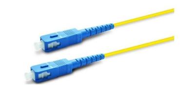 China SC Fiber Optic Patch Cord Low Insertion Loss 0.15dB Typical SC to SC Simplex Duplex for sale