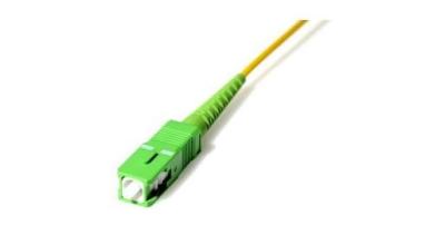 China SC APC Fiber Patch Cord Single Mode Multimode 0.15dB Insertion Loss 60dB Return Loss for sale