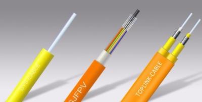 China Indoor Fiber Optic Cable With Flame Retardant Jacket for sale