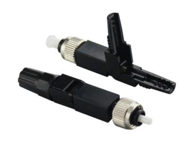 China FC UPC Optical Fiber Fast Connector 0.4dB Insertion Loss FTTH Quick Connector for sale