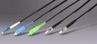China FTTH Fiber Patchcord Flat Drop Cable Indoor Outdoor IEC G652D G657A1 2.0x5.0mm for sale