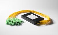 China 1x16 Optical Splitter ABS Box Fiber Optic PLC Splitter SC APC 1260-1650nm for sale