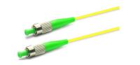 China Single Mode Multimode FC APC Patchcord Optical Patch Cord 3m Low Insertion Loss for sale