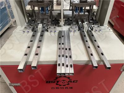 China 0.75KW Round Square Rectangle Hydraulic Tube Punching Machine With Cutting System for sale