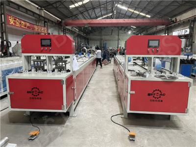 China 6m Hydraulic CNC Punching Machine Red Or Blue For Galvanized Steel Hole Punch for sale