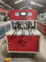 China 0.75KW / 1KW Rectangle Press Hydraulic Tube Punching Machine With Cutting System for sale