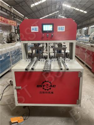 China 0.75KW / 1KW Rectangle Press Hydraulic Tube Punching Machine With Cutting System for sale