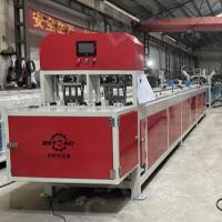 China CE 6m Double Working Stations aluminium punching machine Roller Shutter 7.5Kw for sale