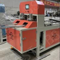 China 50*100mm DC53 Red Hydraulic power press punching machine For Iron Steel Hole for sale