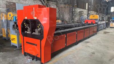 China Dual Heads CNC Tube Punching Machine PLC Control For Sheet Metal Stainless Steel Copper Tube for sale