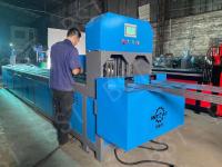 China Metal 125mm Oil Cylinder Hydraulic Tube Punching Machine 25t Pressure for sale