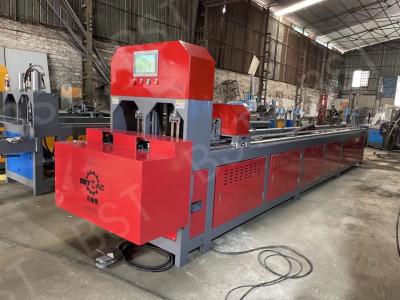 China FDA Hydraulic Tube Punching Machine For 3mm Zinc Steel Galvanized Pipe for sale