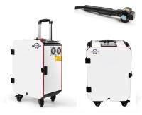 China 2m Fiber 100W Laser Rust Removal Machine For Stainless Steel Carbon Steel Aluminum for sale