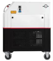 China Aluminum Metal 100W Fiber Laser Cleaning Machine Metal Surface Rust Oil Removing for sale