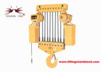 China 25T / 55000lb Electric Motor Chain Hoist With Beam Trolley for sale