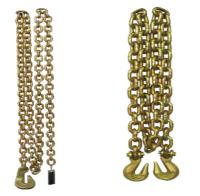 China Tie Down G80 Binder Lifting Chain With Bent Grab Hook for sale