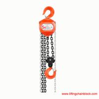 China Black Casting Hook Manual Chain Block for Heavy Duty Lifting Solutions for sale