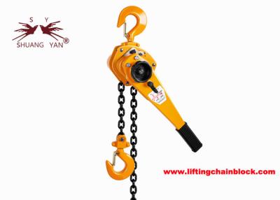 China Galvanized Alloy Steel Lever Chain Hoist 0.75 Ton 6mm For Lifting And Pulling for sale