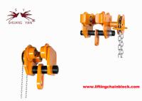 China ISO Approved Factory 4-Wheel Lifting Beam Trolley Girder Geared Trolley for Overhead Girder Cranes for sale
