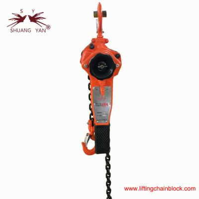 China Hand Operated Control Method Lever Chain Hoist with HSH A and Top And Bottom Hooks for sale