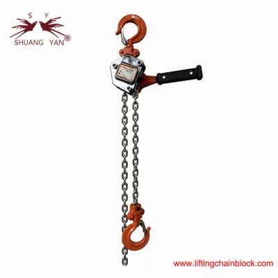 China Manual Lift Speed Lever Chain Hoist with Polish Chain Color Single Item Selling Units for sale