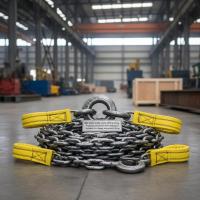 China G80 Chain Grade Crane Lifting Slings Produced Under EN 818-4 Standard Suitable for Heavy Industrial Lifting Requirements for sale