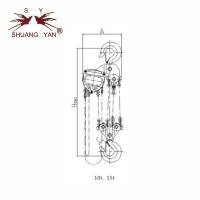 China High Grade Lever Block Chain Hoist Robust Sturcture With Fully Forged Hooks for sale