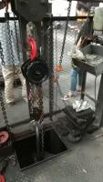 China Small Hoist Chain Block , Electric Chain Lift 0.5-30 Ton Black Color Material Lifting Applied for sale