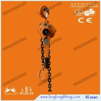 China 1 Ton Chain Block Lifting Equipment Running On Roller Bearings for sale