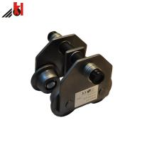 China Industrial Manual Push Geared I Beam Trolley For Lifting Chain Block for sale