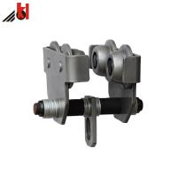 China Material Lift Tool Gear I Beam Manual Push Plain Trolley for sale