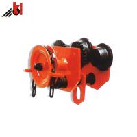 China 1 Ton Crane Lifting Monorail Push Beam Trolley With Hand Chain for sale