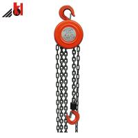 China ISO 9001 Steel 1 Ton Round Lifting Manual Chain Block for sale