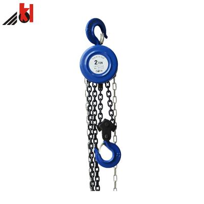China Material Lift Hardened Steel Racheted Simple Hand Chain Block for sale