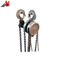 China Industry Use Outdoor 3m Manual Chain Block Hoist 5 Ton for sale