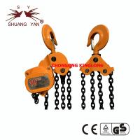 China Forged Hooks 20MN2 10T Hand Operated Lifting Chain Block for sale
